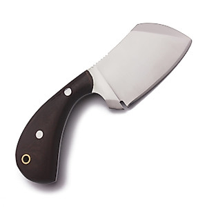 GCS Handmade Micarta Handle D2 Tool Steel Tactical Hunting Knife with leather sheath Full tang blade designed for Hunting & EDC GCS 281