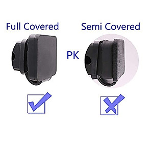 2 Inch Hitch Cover Trailer Hitch Cover Black Trailer Hitch Cover Tube Plug Insert for 2 Inch Hitch Receiver Plug