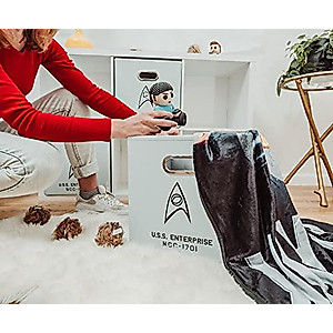 Star Trek: The Original Series NCC-1701 13-Inch Fabric Storage Bin Cube Organizers, Set of 3