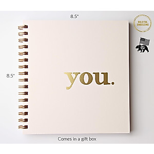 You Baby Album, Baby Shower Gift, All About You Baby Book, Pregnancy Journal. 8.5" x 8.5", 90 Pgs. Baby Scrapbook Album, Memory Book For Baby, Baby Photo Album, Baby Girl Gift Ideas.