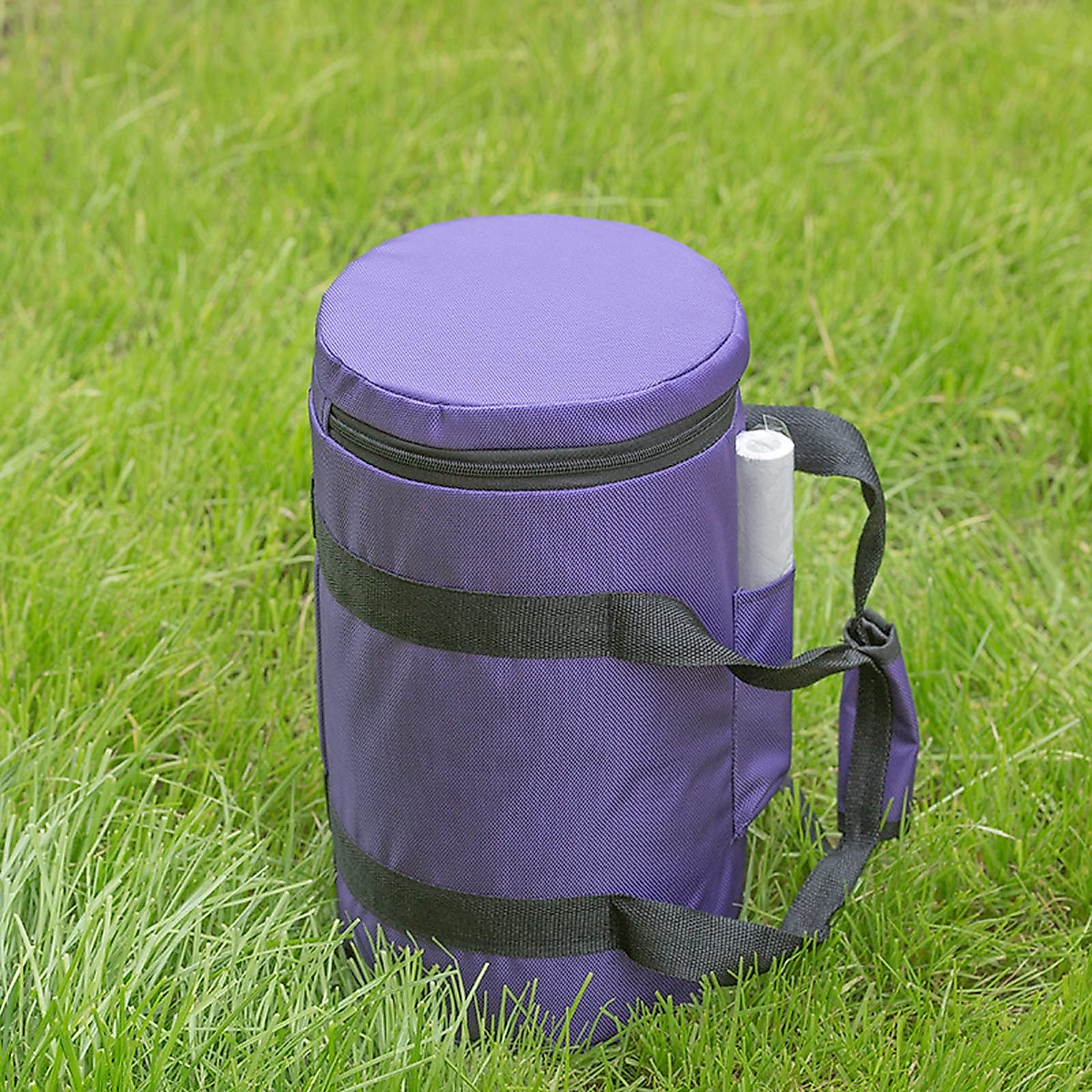 GREALY Handle Clear Quartz Crystal Singing Bowl Purple Colored Carry Case Bag Used for Handle Crystal Singing Bowl (Size : 8 inch)