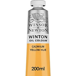Winsor & Newton Winton Oil Color, 200ml (6.75-oz) Tube, Cadmium Yellow Hue