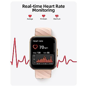 Parsonver Smart Watch, 1.91" HD Touch Screen Fitness Tracker Watch for Women Men(Answer/Make Calls), Heart Rate Blood Oxygen Sleep Monitor for Android iPhones, 112 Sports Modes IP68 Waterproof, FIFIX1