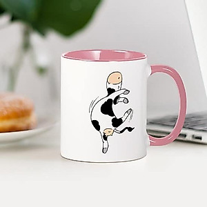 CafePress Mooviestars Ballet Cow Mug Ceramic Coffee Mug, Tea Cup 11 oz