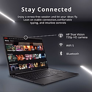 HP 15.6” HD Student Laptop, Intel Pentium Silver N5030, 32GB RAM, 1TB PCIe SSD, Intel UHD Graphics, HD Webcam, Numpad, Wi-Fi 5, Bluetooth, Windows 11, Black, 32GB USB Card