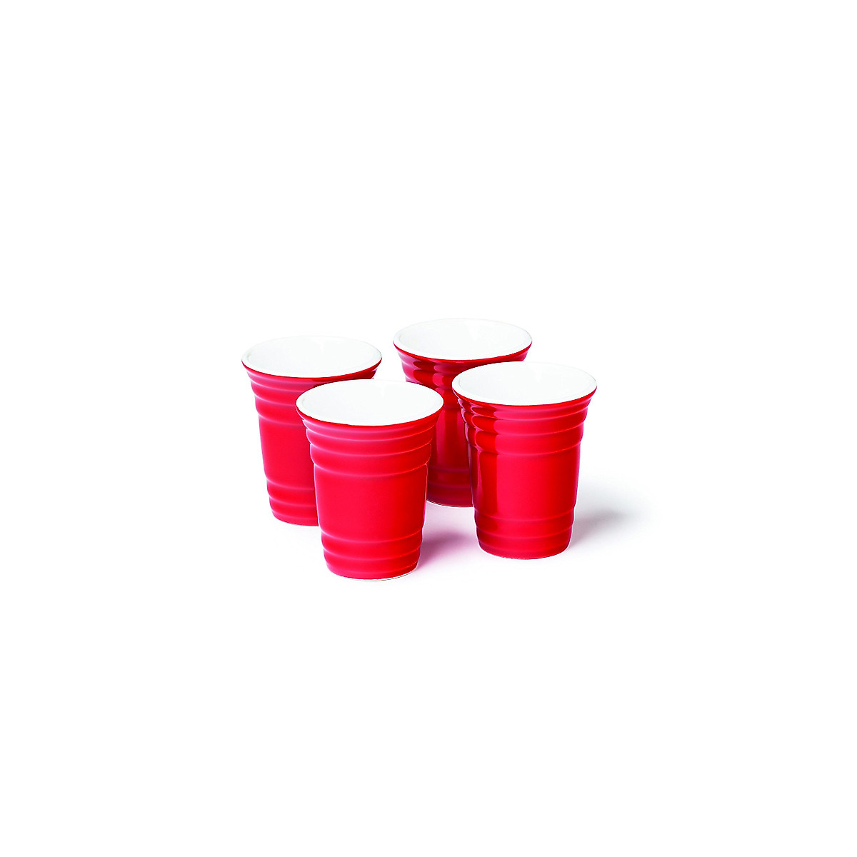 BigMouth Inc Red Cup Shots, Set of 4