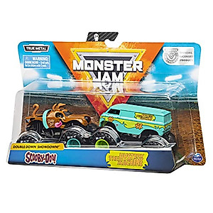 Monster Jam, Official Scooby Doo vs. Mysterty Machine Die-Cast Monster Trucks, 1:64 Scale, 2 Pack
