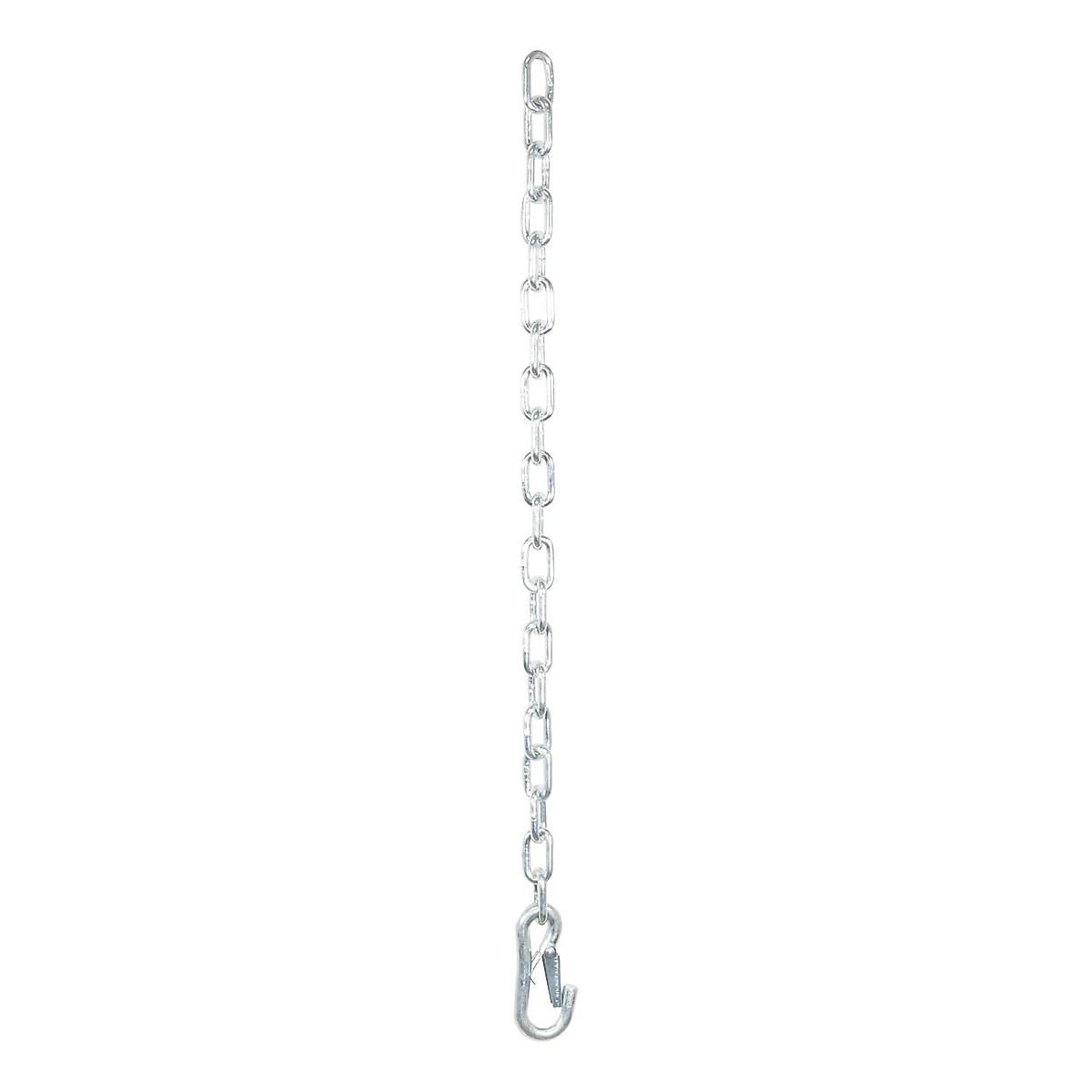 CURT 80313 27-Inch Trailer Safety Chain with 7/16-In Snap Hook, 5,000 lbs Break Strength