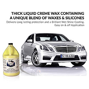 All American Car Care Products Banana Wax - Premium Synthetic Long Lasting Automotive Wax (1 Gallon)