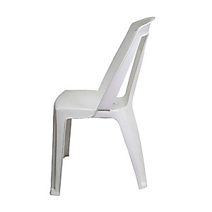 Duna - Duna Bistro White Plastic Garden Chair