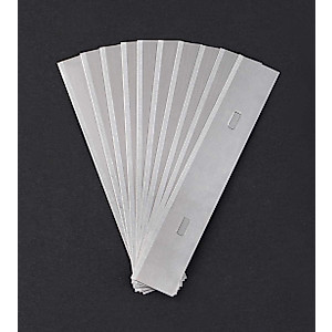 4-Inch Scraper Blades, Kattool 120pcs Replacement Scraper Blades Carbon Steel Razor Blade for Scraper Single Edge Razor Blades