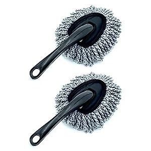 KOTO 2pk Microfiber Car Duster, Brush, Soft Scratch Free Reusable Hand Duster. Great for Cleaning Car Interior and Exterior. Washable Duster for Car and Home