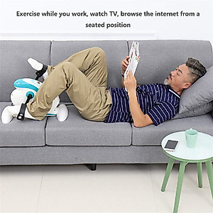 Fitness Motorized Pedal Exercise Bike with Leg Protector, Electric Pedal Exerciser, Electronic Physical Therapy Rehab Bike Trainer for The Elderly and Seniors