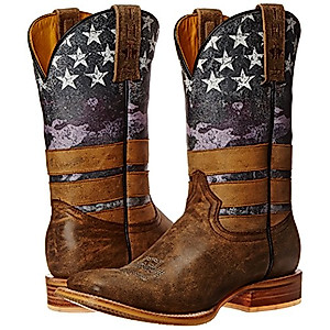 Tin Haul Shoes Women's American Woman, Brown/Navy, 5.5