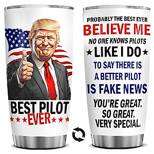 20 Oz Tumbler Aviation Gifts Pilot Gifts For Men Cool Gifts For Pilots Pilot Accessories Airplane Gifts For Men Private Pilot Pilot Accessories For Husband Son Birthday Christmas Retirement Gifts