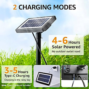 Guntsous Solar String Lights Outdoor: 29FT (11+18) Solar Powered Outside IP65 Waterproof Hanging Warm White Led 10*S14 Edison Bulbs for Patio Garden Pool Yard Porch Gazebo Decorations