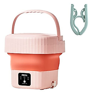 Portable washing Machine,Folding Mini Washing Machine Sterilization Drying Washing Machine for Baby Clothes, Underwear or Small Items, Apartment, Dorm, Camping, RV Travel laundry