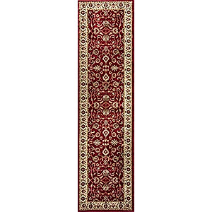 Well Woven Barclay Sarouk Red Traditional Area Rug 2'3" X 7'3" Runner