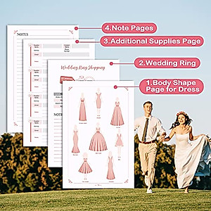 Wedding Planner - Wedding Planning Book, 8.4" x 6.3", Great Wedding Planner Book and Organizer with Hardcover and Elastic Binder for Couples, Timeline & Calendar, Guest Planning, Venues & Suppliers
