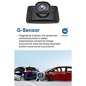 Dash Cam for Cars 1080P FHD Car Dash Camera CHORTAU 2023 New Version Car Camera Recorder 3Inch Screen Dashboard Camera with 170° Wide Angle, Super Night Vision, WDR, Loop Recording, Parking Monitor