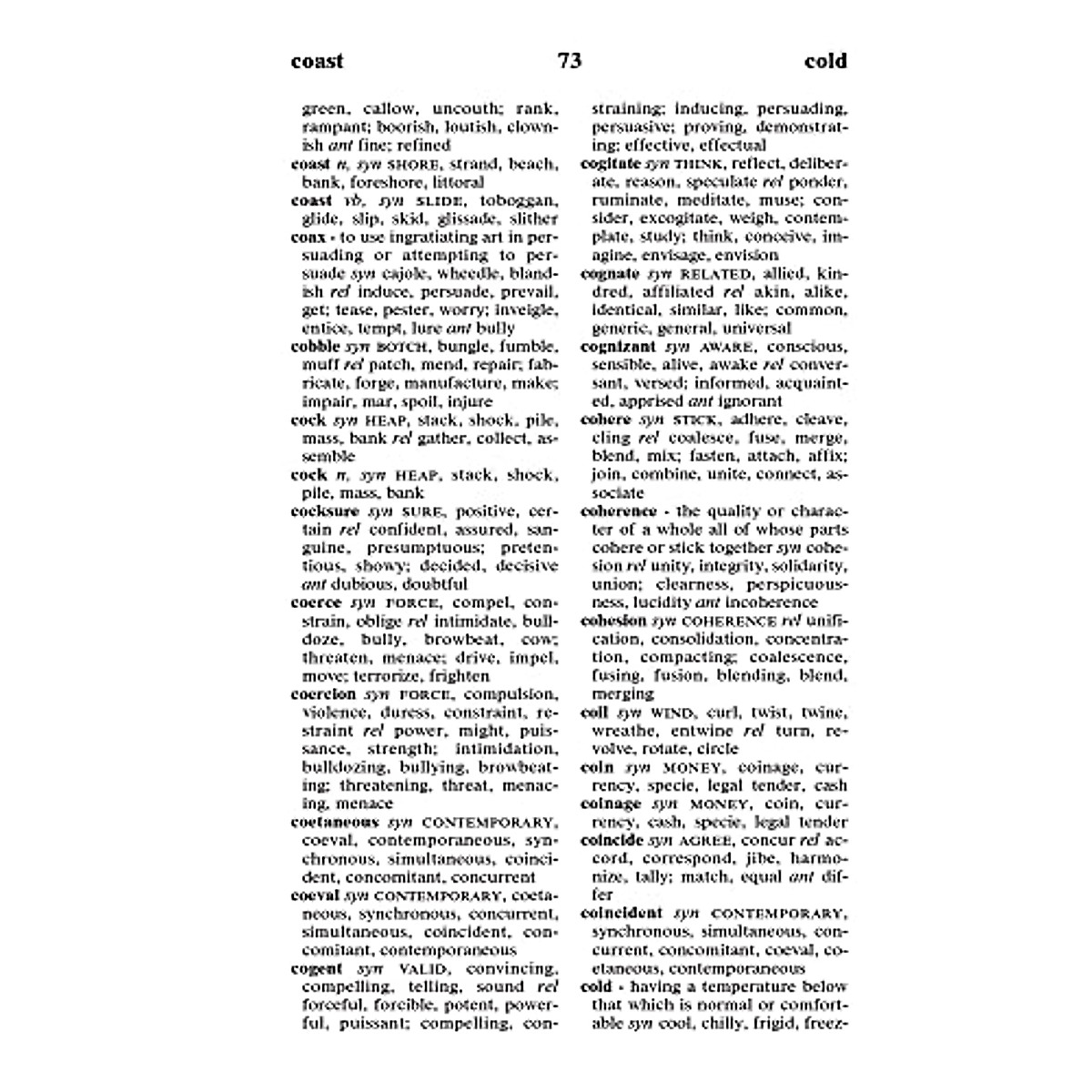 Merriam-Webster's Pocket Thesaurus, Newest Edition, (Flexi Paperback) (Pocket Reference Library)