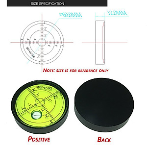 High precision horizontal bubble Cardan level horizontal bubble band horizontal ball horizontal bead leveler 60MMAccuracy 15'/2