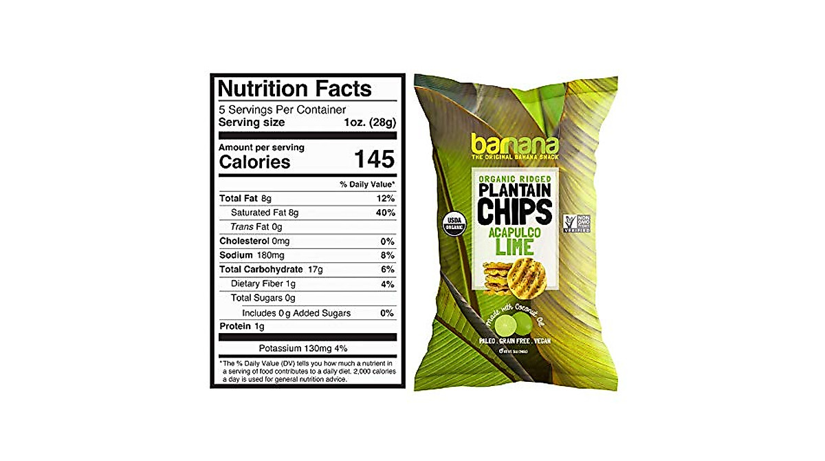 Barnana Organic Plantain Chips - Crunchy & Flavorful Snack