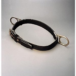 Miller Honeywell Safety Miller 124N/XLBK Double D-Ring Lined Body Belt with 1-3/4-Inch Webbing, X-Large, Black