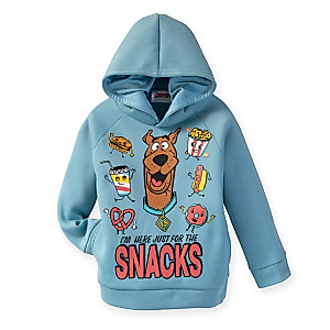 Scooby-Doo Little Boys Fleece Jogger Pullover Hoodie & Pants Set Blue/Grey 7-8