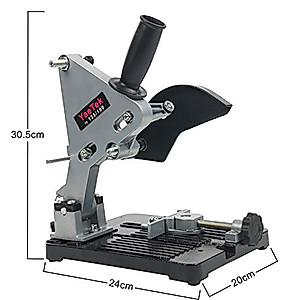 YaeTek Angle Grinder Stand Grinder Holder Cutter Support Cast Iron base 100mm 125mm (4in-5in.)