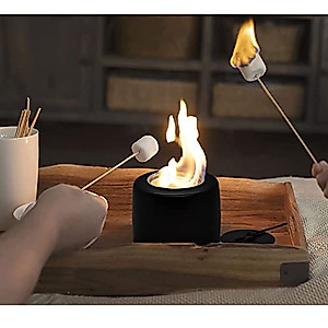 SNHPDH Tabletop Fire Pit, Indoor Mini Fire Pit Outdoor Portable Ethanol Fire Bowl, for Balcony Patio Personal Fireplace