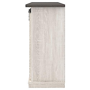Signature Design by Ashley Dorrinson TV Stand, Whitewash