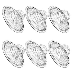 Yinpecly 70mm Dia Kitchen Sink Strainer Stainless Steel Mesh Sink Strainer, Perfect for Kitchen Sink, Bathroom Bathtub, Floor Drain, Balcony Drain Hole, Narrow Rim 6Pcs
