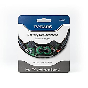Genuine TV Ears Replacement Battery for TV Ears Original/Digital Headsets - 40810
