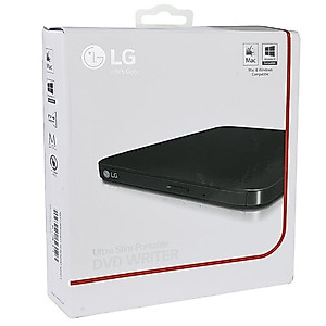 LG SP80NB80 8x External DVD writer DVD±RW DL USB 2.0 Ultra Slim Portable