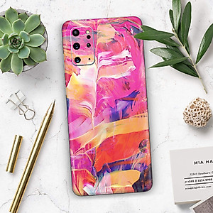 DesignSkinz Liquid Abstract Paint Remix V68 Protective Vinyl Decal Wrap Skin Cover Compatible with The Samsung Galaxy S20 (Screen Trim & Back Glass Skin)