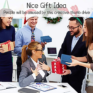 AreTop Fun Flash Drive 32GB, USB2.0 Creative Novelty Miniature Thumb Shape Flash Drive Cool 32GB Thumb Drive Memory Stick Pendrive for Kids Gift