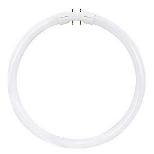 Satco S8162 3500K 55-Watt 2GX13 T5 Circline High Performance Lamp, Neutral White,color