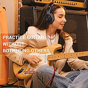 OneOdio Fusion A71/HiFi/Pro C/Pro M Wired Headphones Audio Cable Red- 6.35mm to 3.5mm