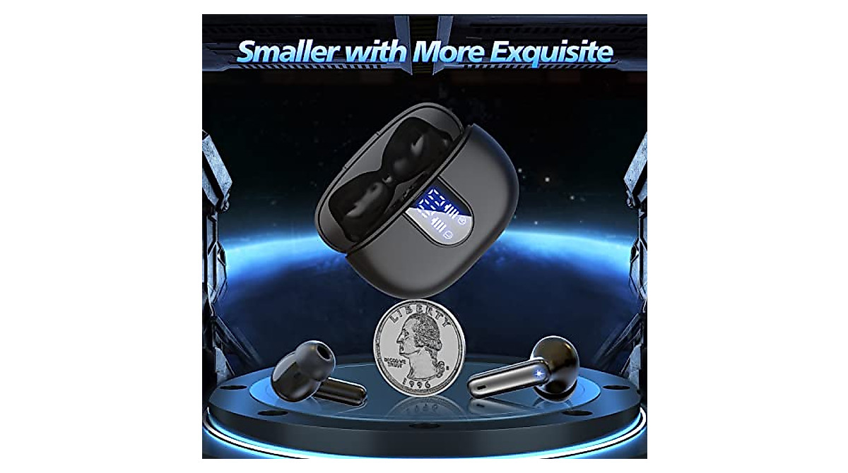 DIUARA Wireless Earbuds V5.3 Bluetooth Headphones 48 Hrs Playtime with ...