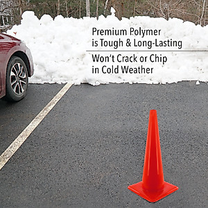 Honeywell Safety Products 28' High Visibility Orange Safety/Traffic Cone Orange