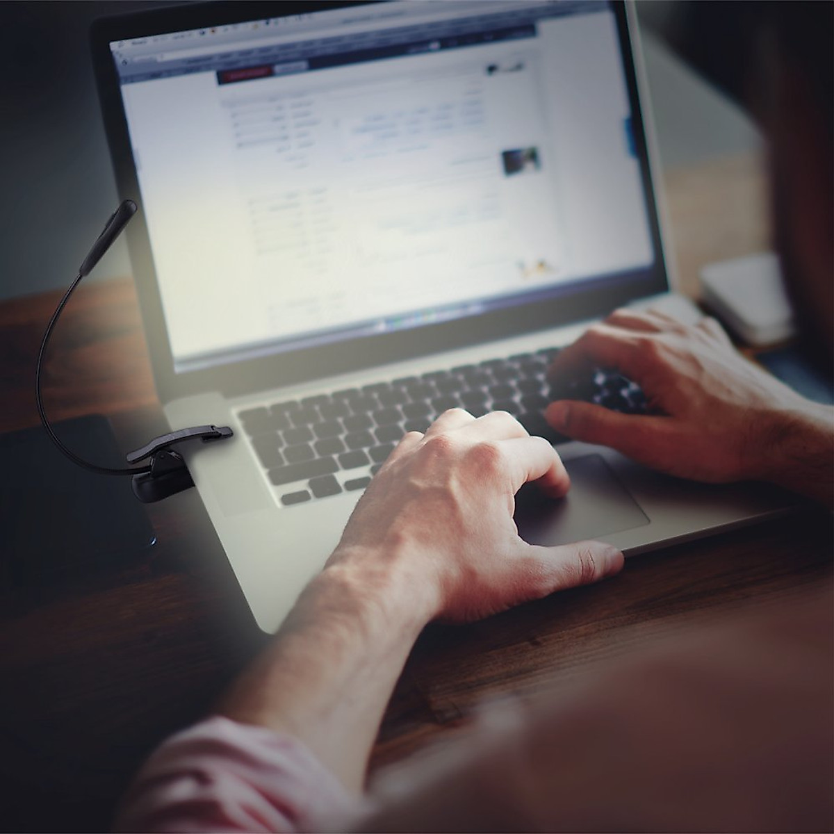 Vekkia/LuminoLite Rechargeable Book Light, Reading Lights for Books in Bed, 3 Colortemperature × 3 Brightness, Clip on Book, Up to 70 Hours Lighting, Great for Readers, Travel (Black)