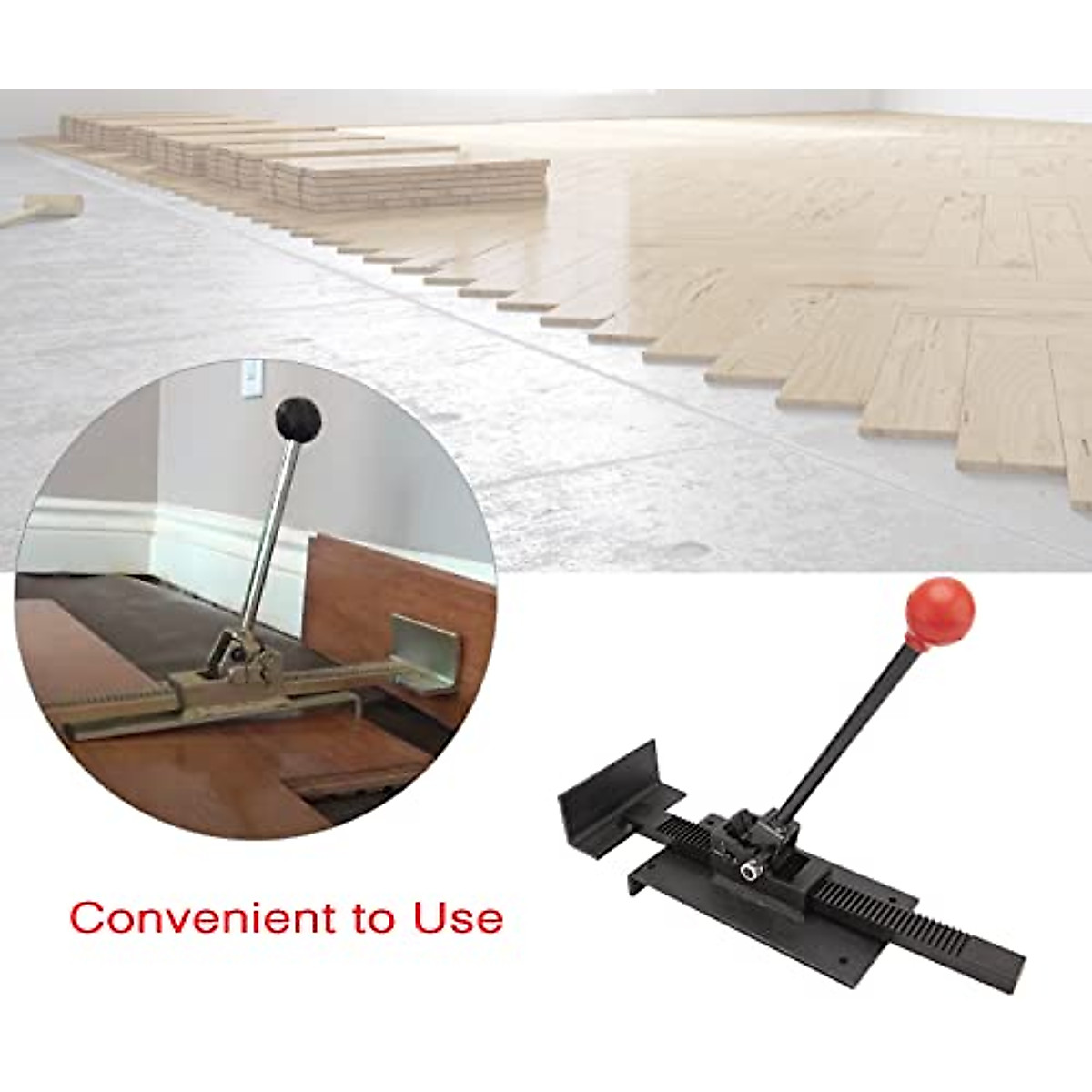 Hardwood Flooring Jack Tool for Laminate Flooring Installation Wood Floor Jack Install Tool - Professional Hardwood Flooring Jack Positioning Tool