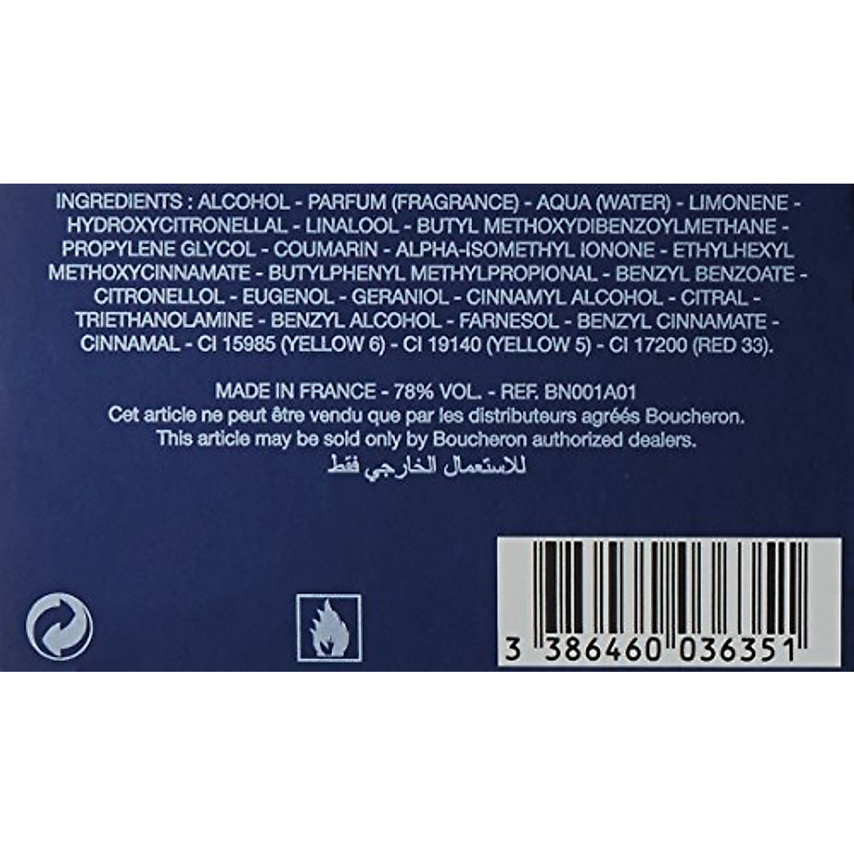 Boucheron Pour Femme Eau de Parfum, Floral Oriental, 3.3 Fl Oz