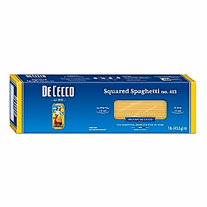 De Cecco Semolina Pasta, Square Spaghetti, 1 Lb