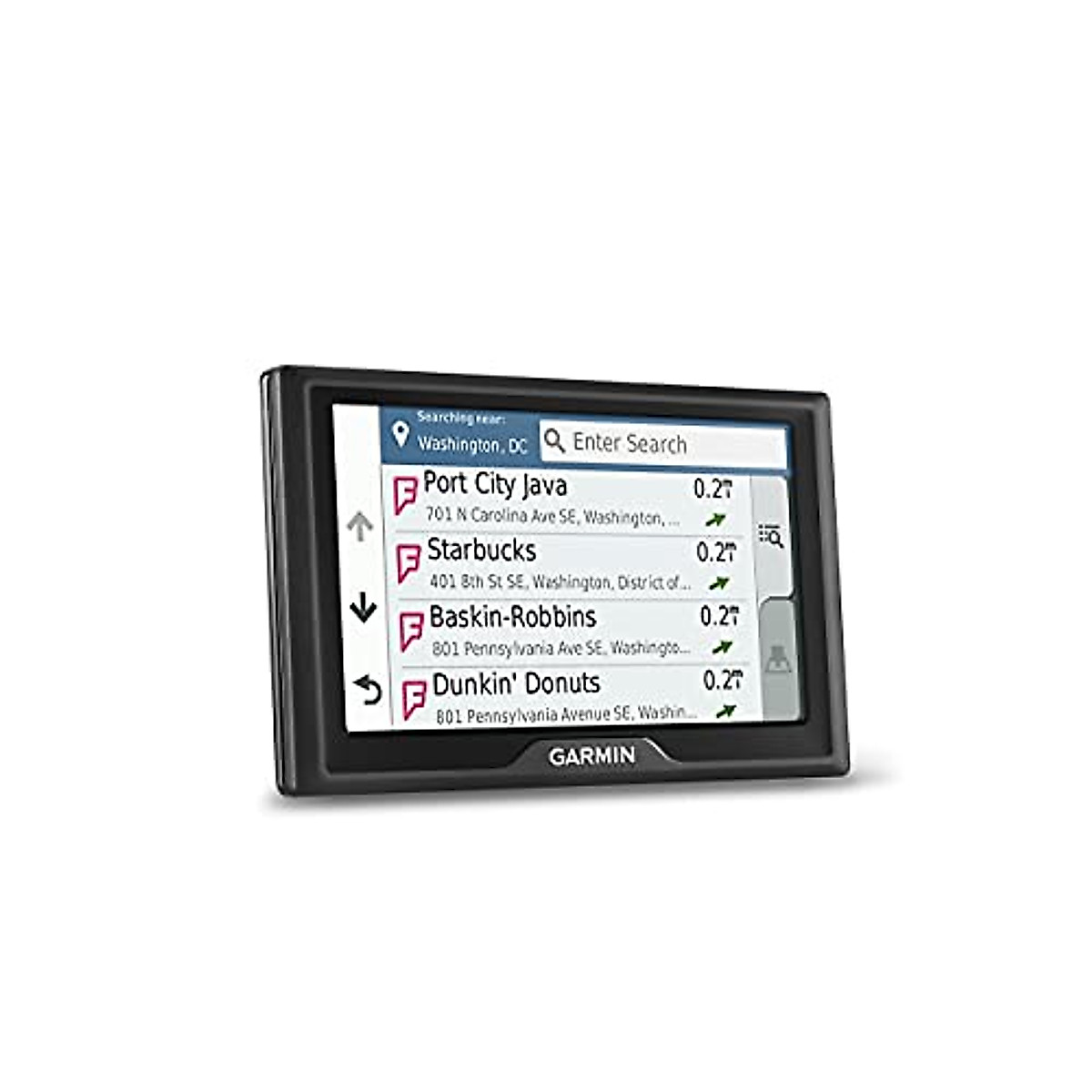 Garmin Drive 51 USA LM GPS Navigator System with Lifetime Maps, Spoken Turn-By-Turn Directions, Direct Access, Driver Alerts, TripAdvisor and Foursquare Data (Renewed)