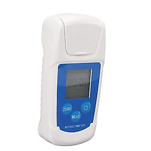 0-55% Brix Meter, Digital Brix Refractometer, 0‑55% Digital Brix Refractometer High Accuracy Brix Tester Meter for Fruit Juice Beverage Drinks Sugar Content Measuring