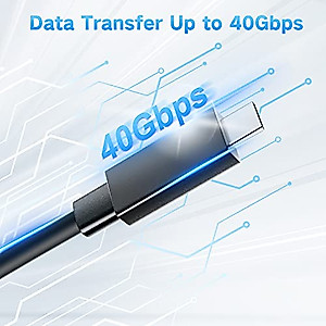 Thunderbolt 4 / USB 4 Cable 3.3ft | 40Gbps, 100W, 8K