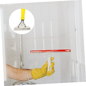 Amosfun 4pcs Cleaning Blade Floor Scraper for Home Sturdy Paint Scraper Kitchen Tool Scraper Wallpaper Remover Scraper Wall Cleaning Tool Aluminum Alloy Scraper Multi-Purpose Scraper