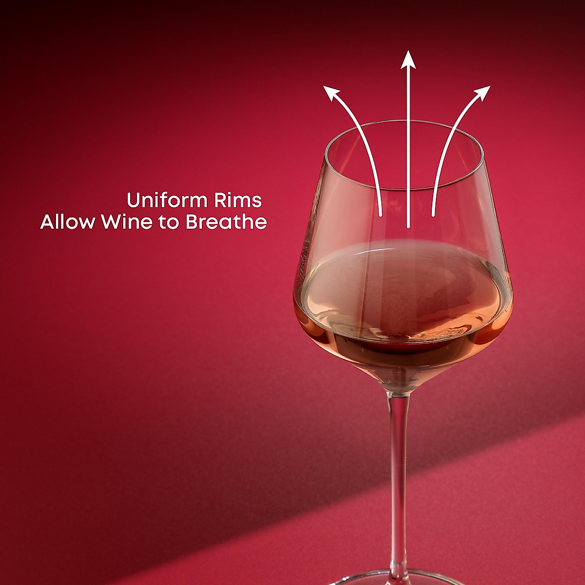 JoyJolt Layla White Wine Glasses, Set of 4 Italian Wine Glasses, 13.5 oz Clear Wine Glasses – Made in Europe